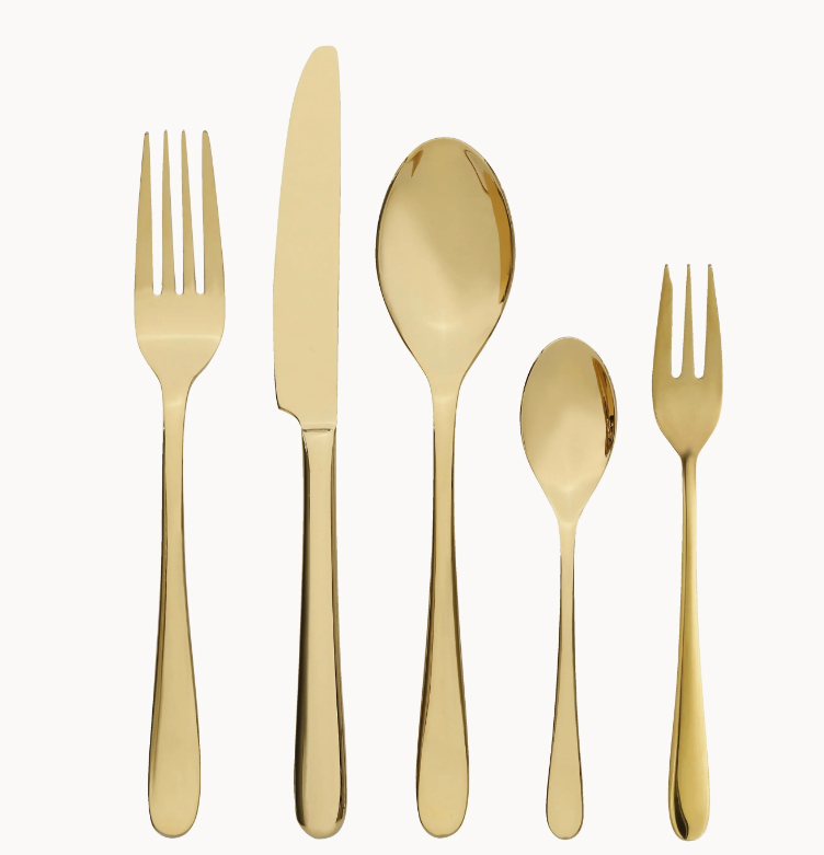 Erik bagger Encore bestikk gull 60 deler - Til kjøkkenet - Else Design